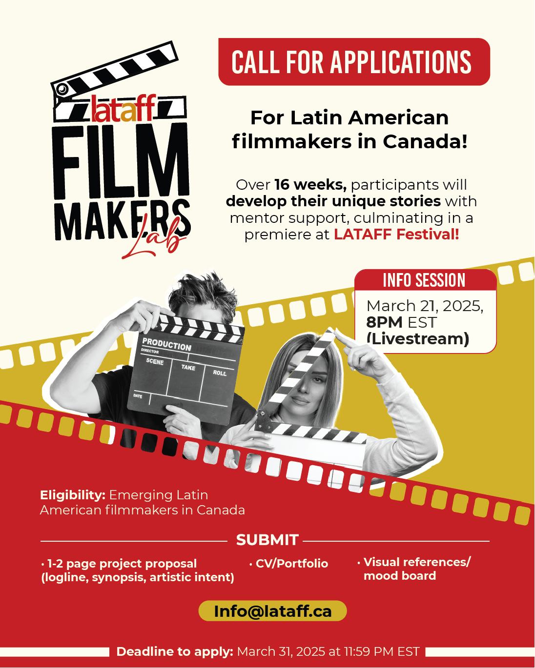 LAB FOR CANADIAN LATIN AMERICAN FILMAKERS – Lataff